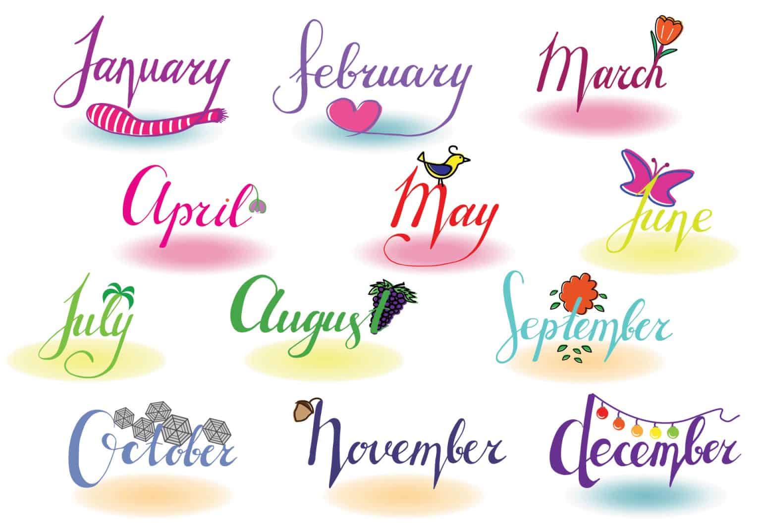 Mjeseci na engleskom jeziku - kako se pišu i izgovaraju - Arz.hr